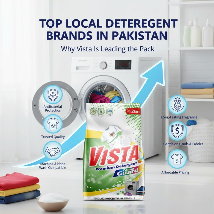 Top Local Detergent Brands Pakistan - Why Vista Leads 2025 – My Store