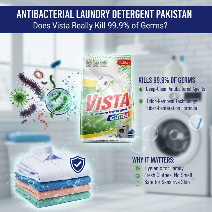 Antibacterial Laundry Detergent Pakistan - Vista 99.9% Germ Kill – My Store