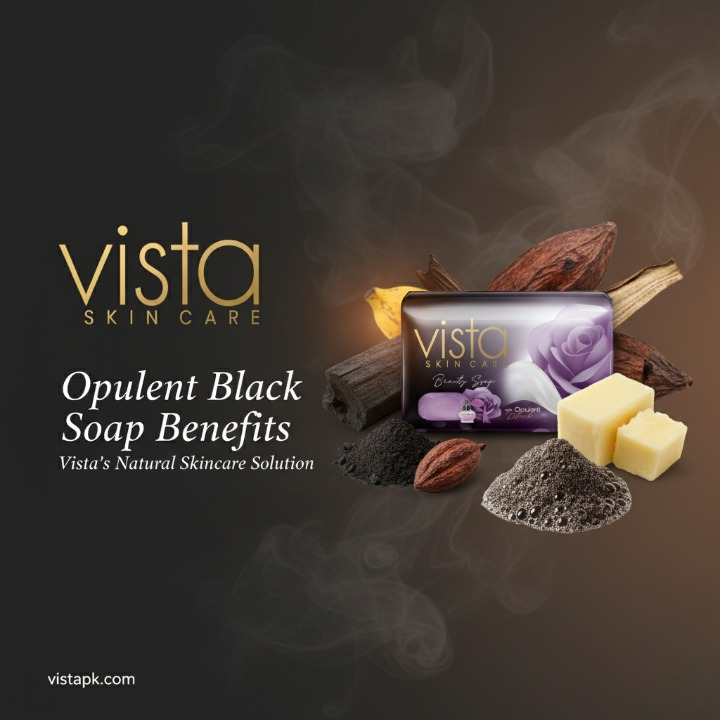 Opulent Black Soap Benefits - Vista Natural Black Soap Pakistan – My Store