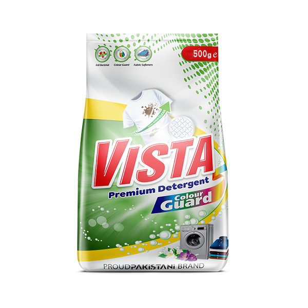 Vista Premium Detergent Half KG - Affordable Washing Powder Pakistan ...